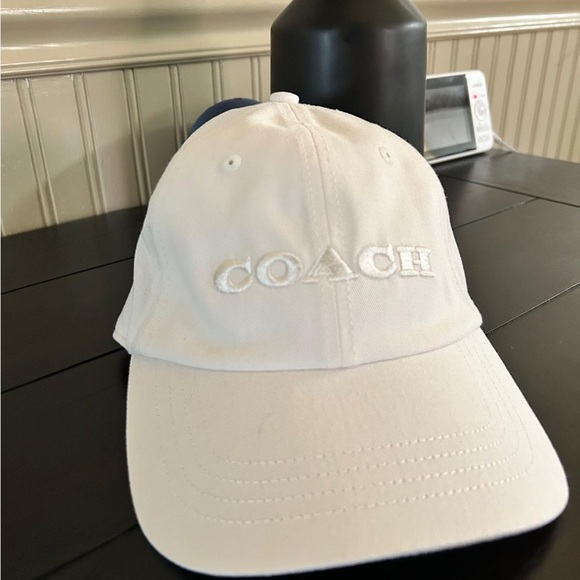 Coach | Accessories | Coach Classic White Cap | Poshmark